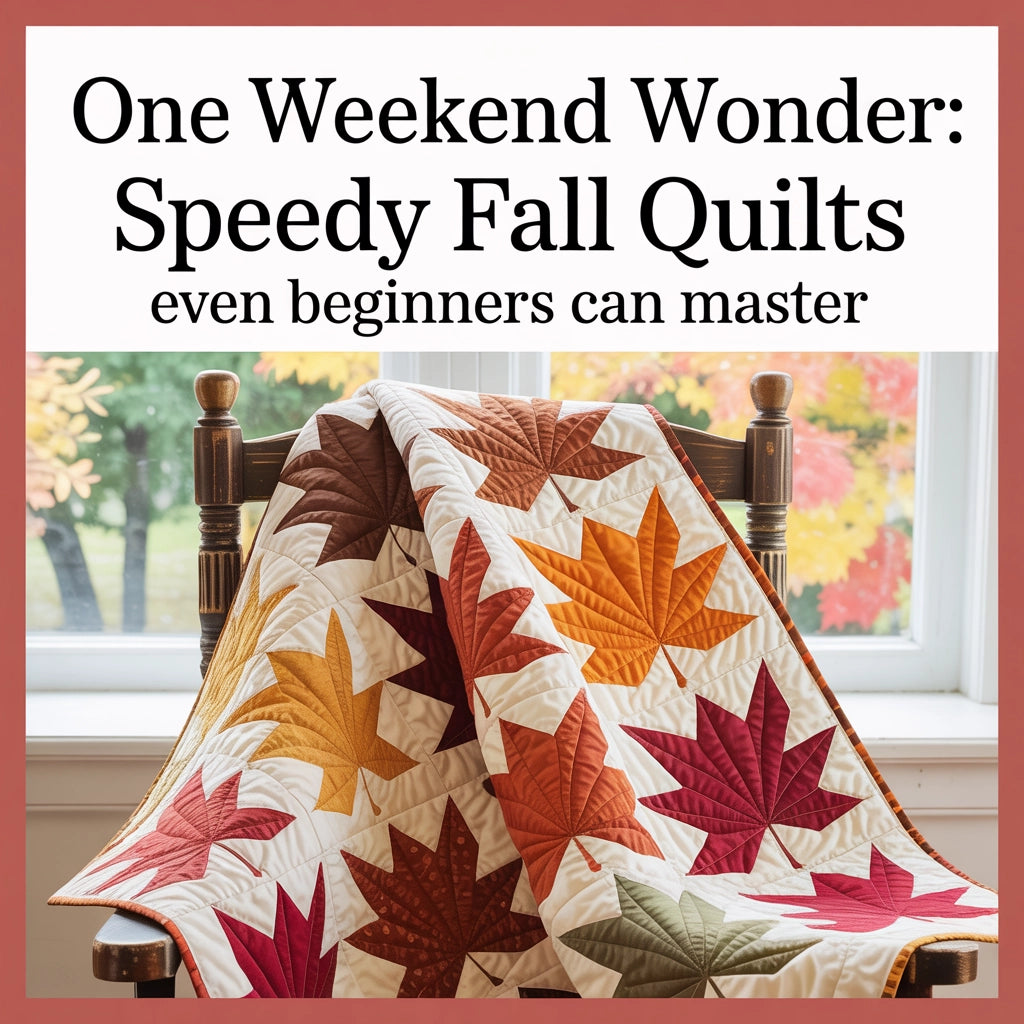 One Weekend Wonder: Speedy Fall Quilts Even Beginners Can Master ...