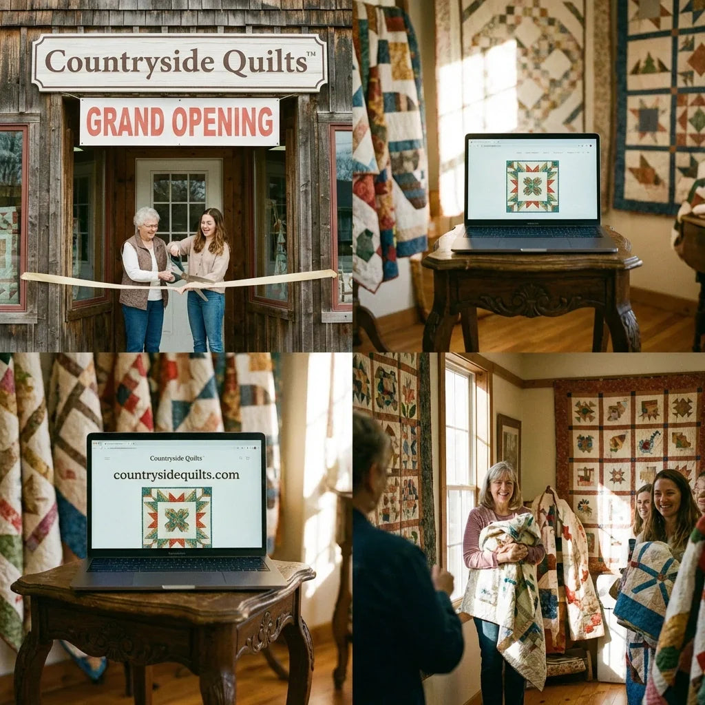 A New Chapter for Countryside Quilts™: Website Grand Opening