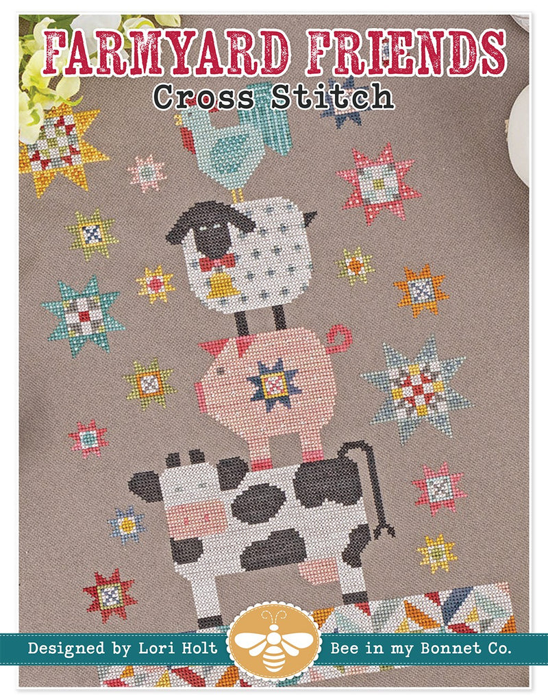 Farmyard Friends Cross Stitch Pattern — Countryside Quilts™
