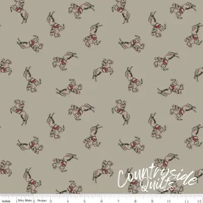 Riley Blake Designs Cowboys Cowboy Khaki — Countryside Quilts - CGS Company